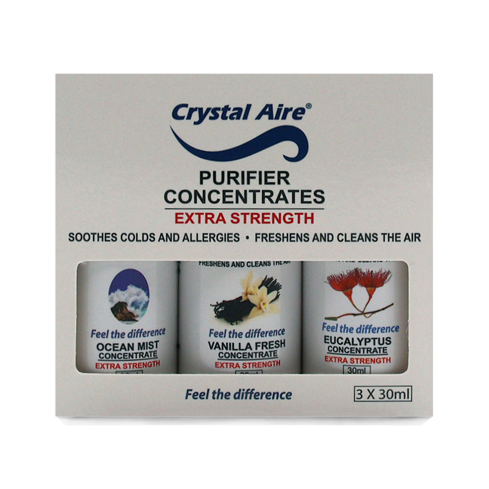 Crystal Aire Ocean Mist, Eucalyptus & Vanilla Concentrate 3 Pack - 3 x ...